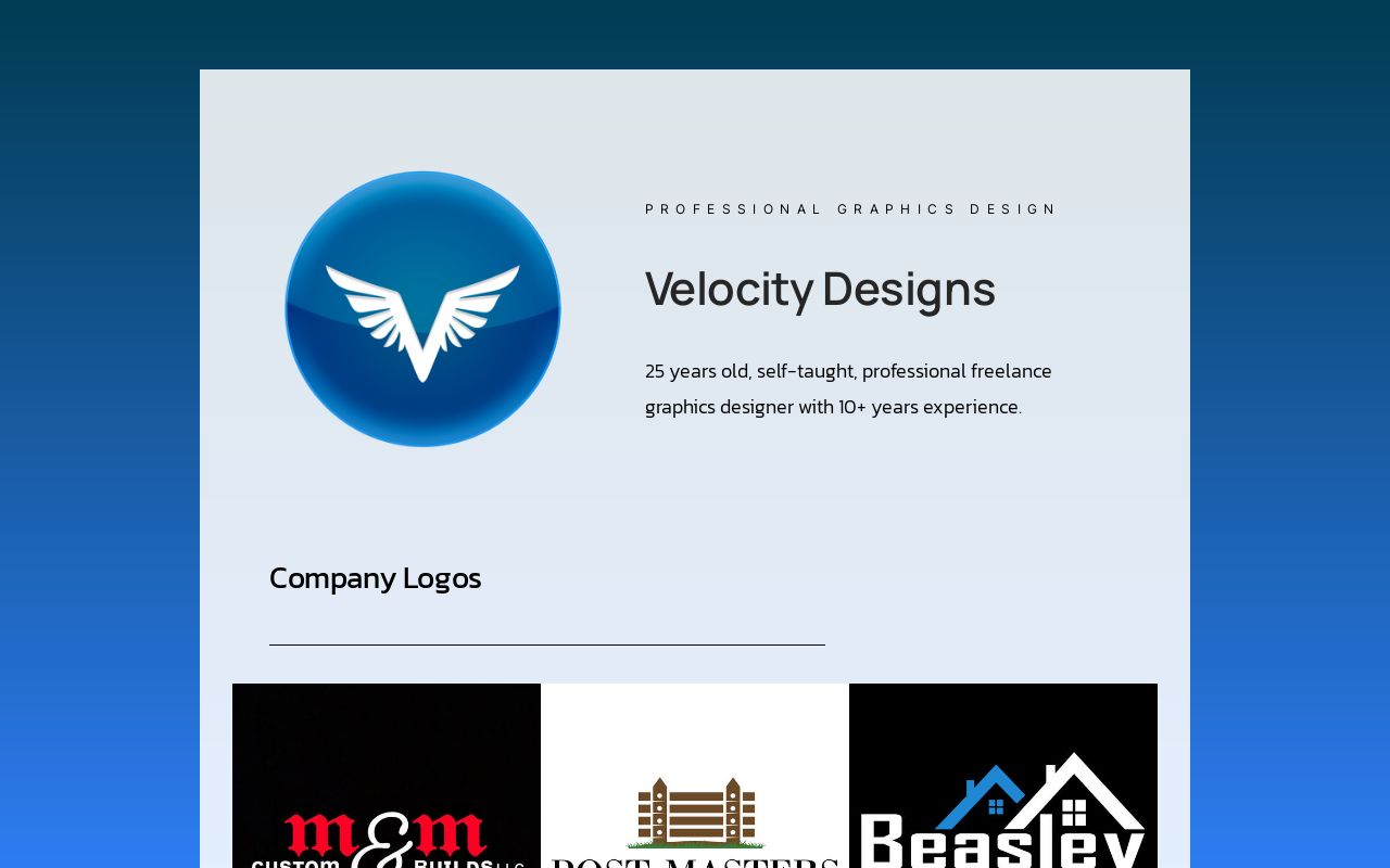 Portfolio - Velocity Designs